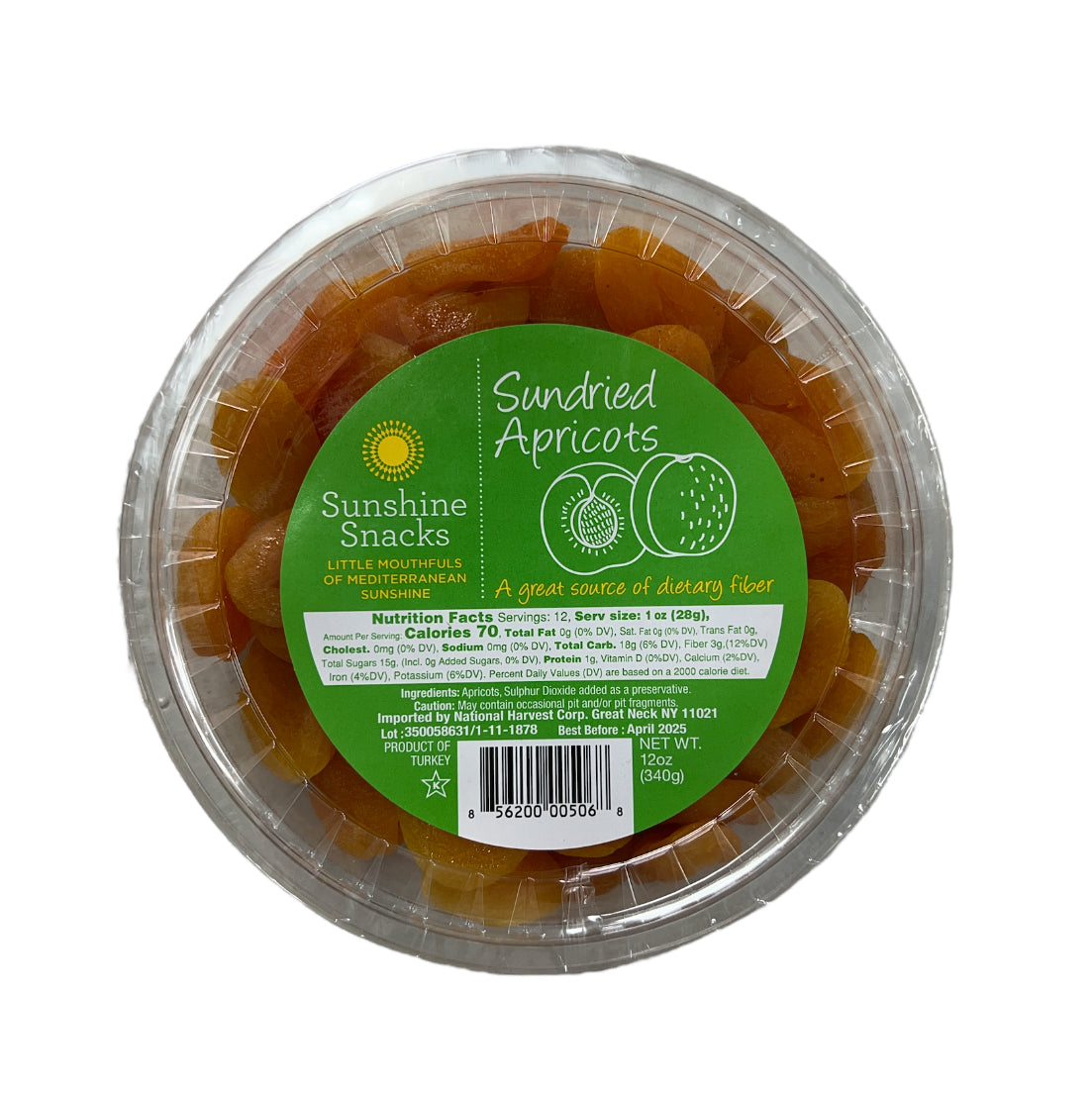 Sunshine Snacks Sun-Dried Aprictots – Halal International